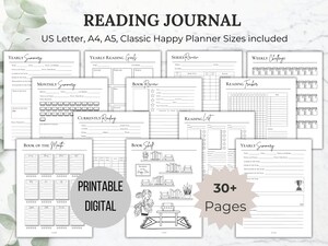 Printable Library Card / Reading Tracker / Reading List Bookmark ...