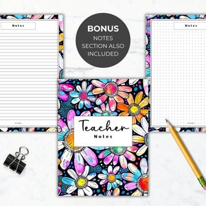 Teacher Planner Printable 2025-2026 School Calendar Lesson Planner ...