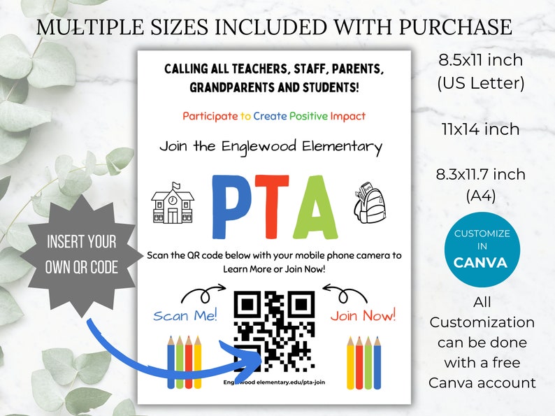 Editable PTA Flyer Bundle PTA Hand Out Templates Why Join the - Etsy