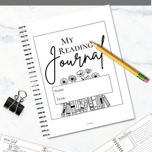 Reading Journal Printable for Book Review for Book Journal Log Reading ...