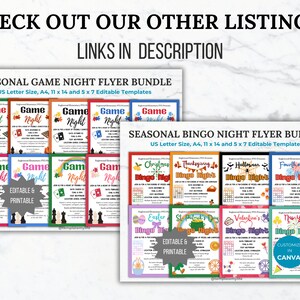 Easter Bingo Night Flyer PTO Template School Fundraiser Flyer Event ...