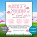 Flock a Friend Flyer Editable Flock My Yard Fundraiser Flyer PTA ...