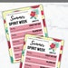 Summer Spirit Week Flyer Printable Office Spirit Week Template Summer ...
