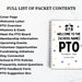 Editable PTO Welcome Packet PTA New Member Binder Template PTO Feedback ...