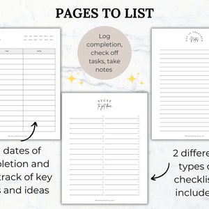 Brain Dump Planner Printable Brain Dump Journal Page Task Tracker Daily ...