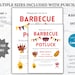 BBQ Potluck Flyer Template Summer Barbecue Potluck Sign up Sheet ...