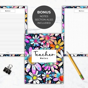 Lesson Planner Printable Teacher Lesson Plan Bundle Class Schedule ...