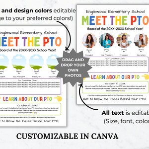 Meet the PTA Flyer Meet the PTO Template Meet the Pto Board Handout ...