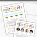Meet the PTA Flyer Meet the PTO Template Meet the Pto Board - Etsy UK