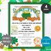St Patrick Bingo Night Flyer PTO Template School Fundraiser Flyer Event ...
