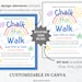 Chalk the Walk Flyer Template Staff Appreciation Event Poster Community ...