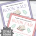 Spring Book Fair Flyer Template PTO Book Sale Flyer Editable Pta ...