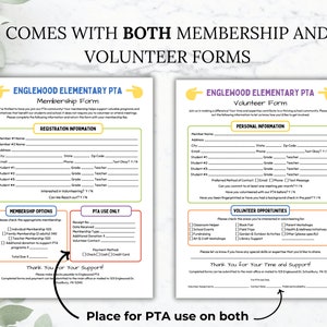 Editable PTA Flyer Bundle PTA Hand Out Templates Why Join the Pta ...