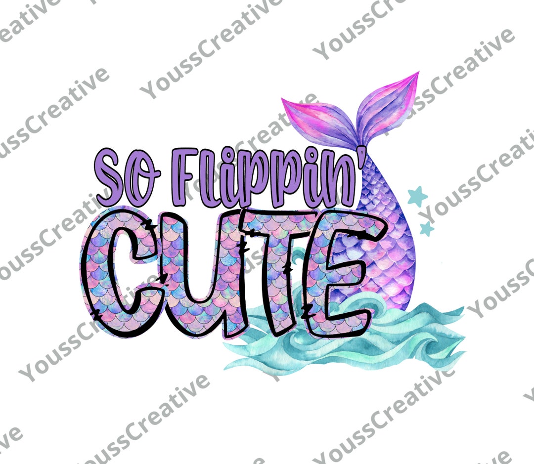 So Flippin Cute Dolphin Svg File Dxf Eps Png Beach Etsy