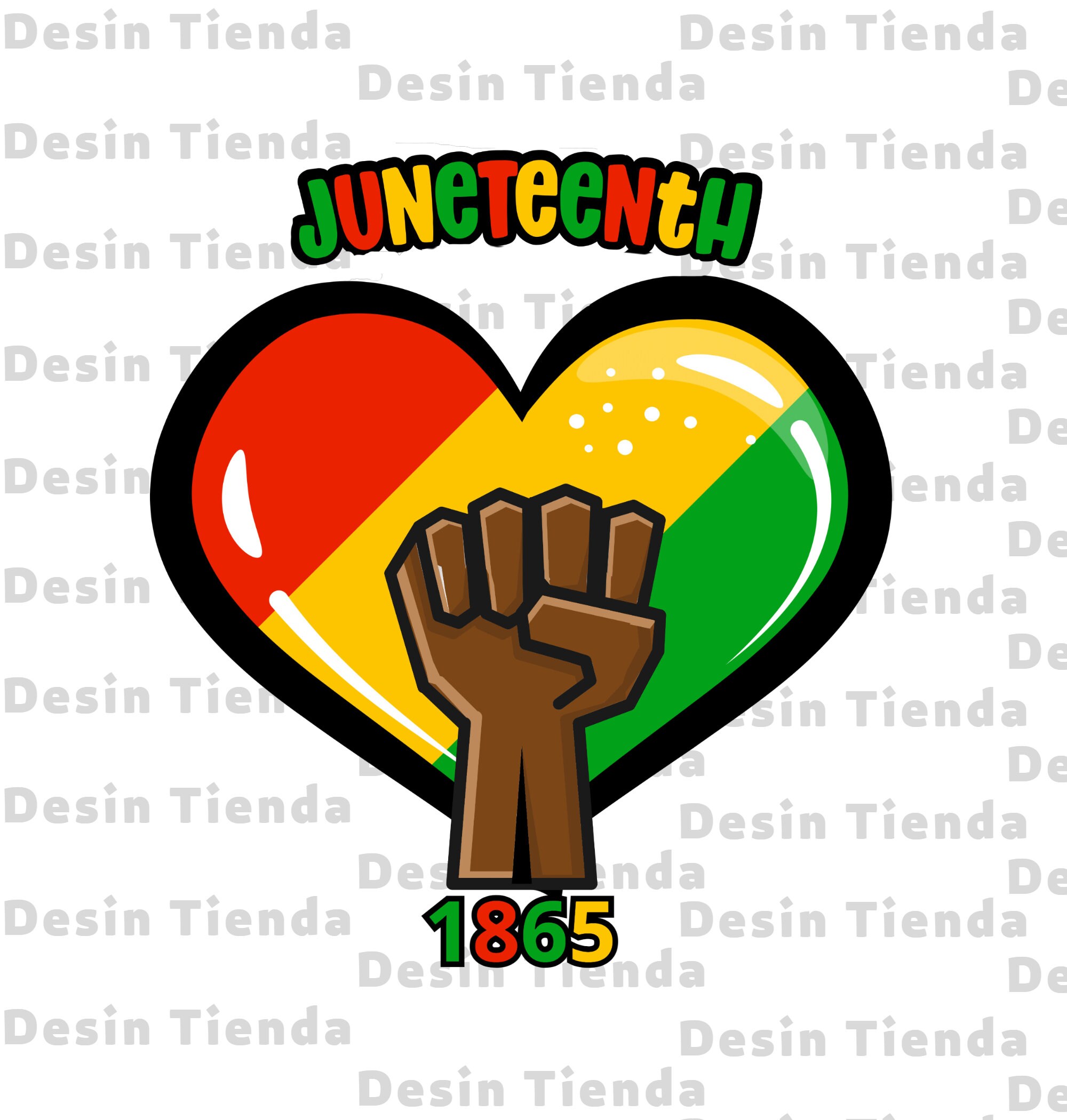 Juneteenth Heart Sublimation Design Download, Juneteenth Png ...