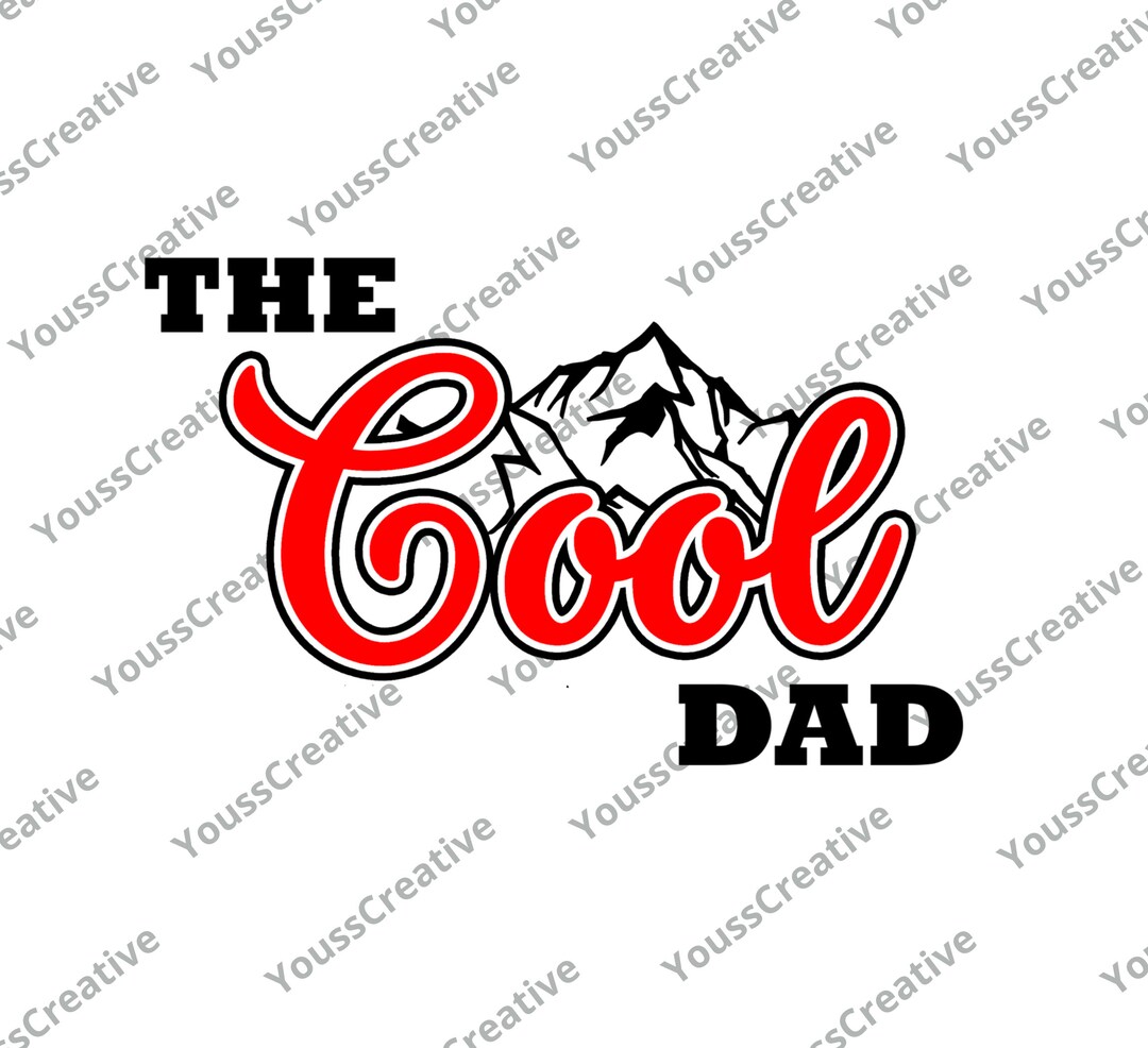 The Cool Dad Digital Png, Dad the Legend Png, Best Dad Ever Png, Father ...