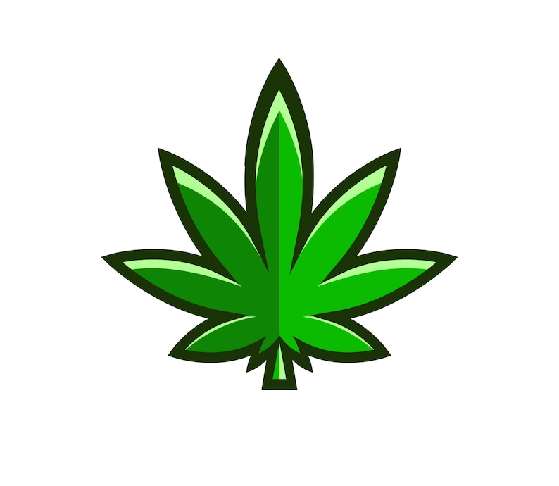 Pot Leaf Png Download, Png Files for Cricut, Png Files for Silhouette ...
