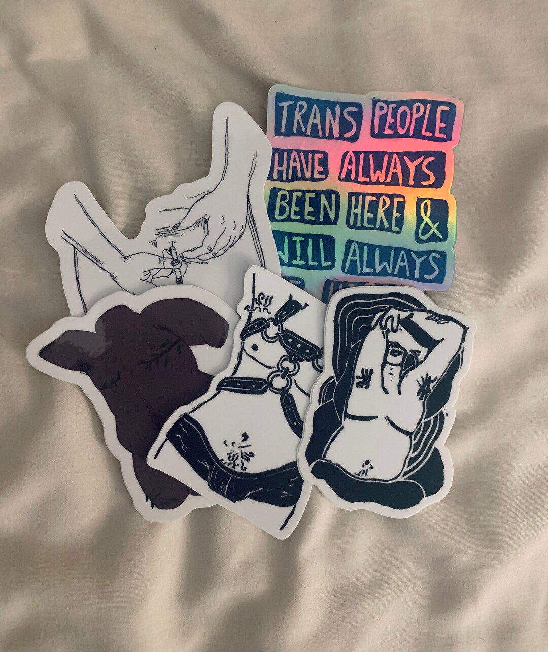 Trans Masc Sticker Pack, Transgender, Trans Man, Nonbinary, Stickers ...