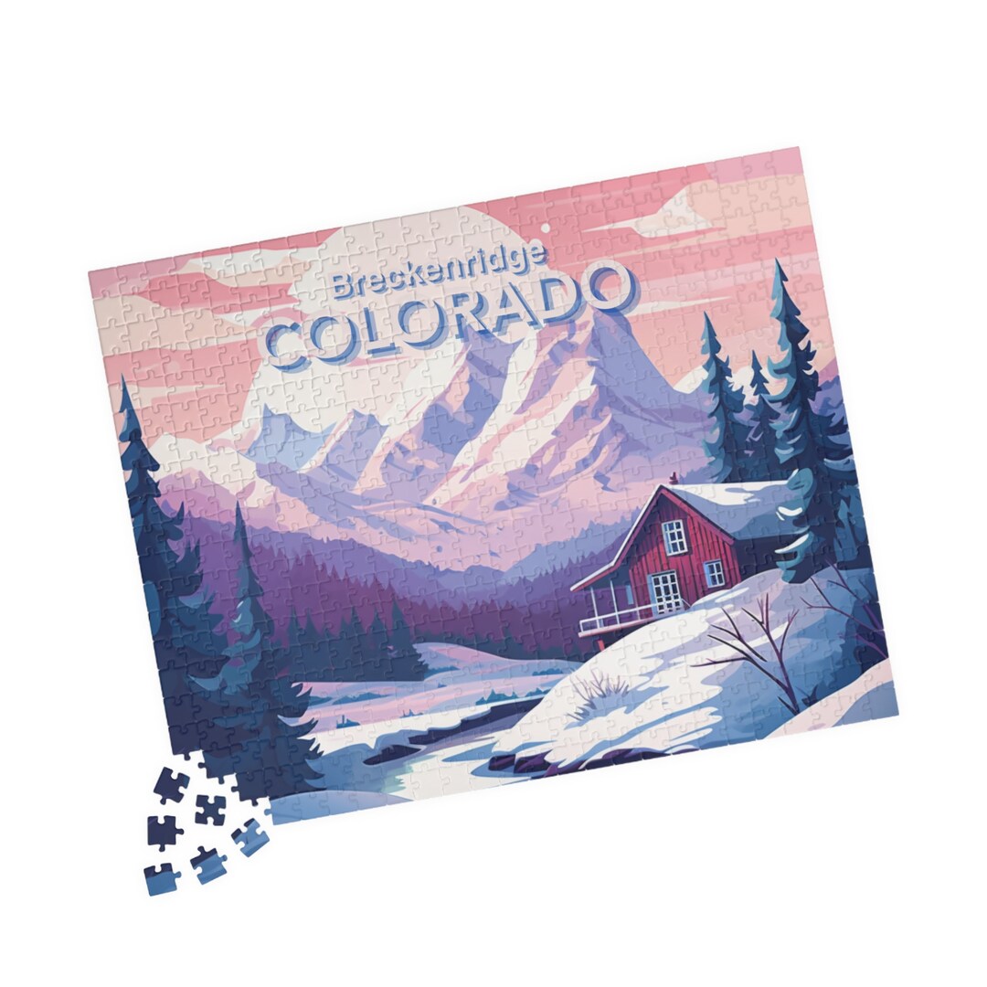 Puzzle, Breckenridge, Colorado, Snowy Winter, Unique Jigsaw, Family ...