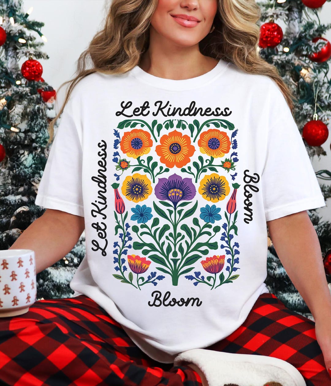 Let Kindness Bloom Svg and Png, Flower Svg, Retro Flower Svg, Boho ...