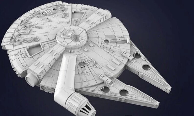 Millennium Falcon 3D Printing Model STL FİLE - Etsy
