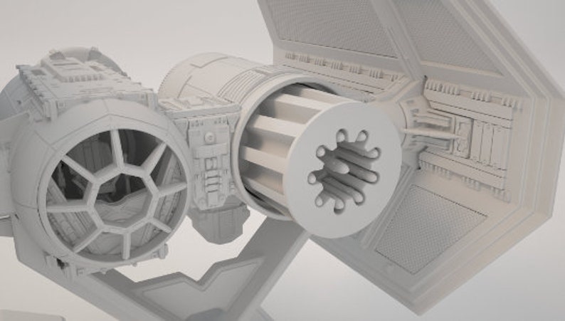 TIE Bomber 3D Printing Model Assembly Action - Etsy