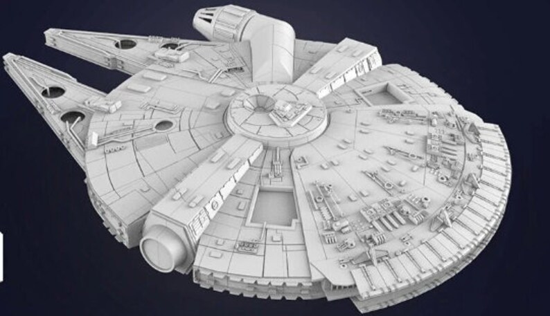 Millennium Falcon 3D Printing Model STL FİLE - Etsy