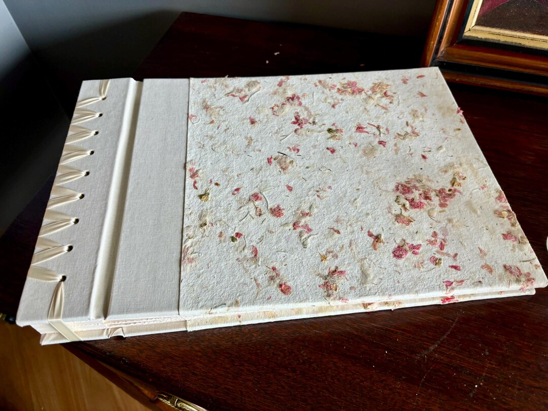 Rag & Bone Bindery Hand-bound With Ribbon 12 in X 16 in Album Scrapbook ...