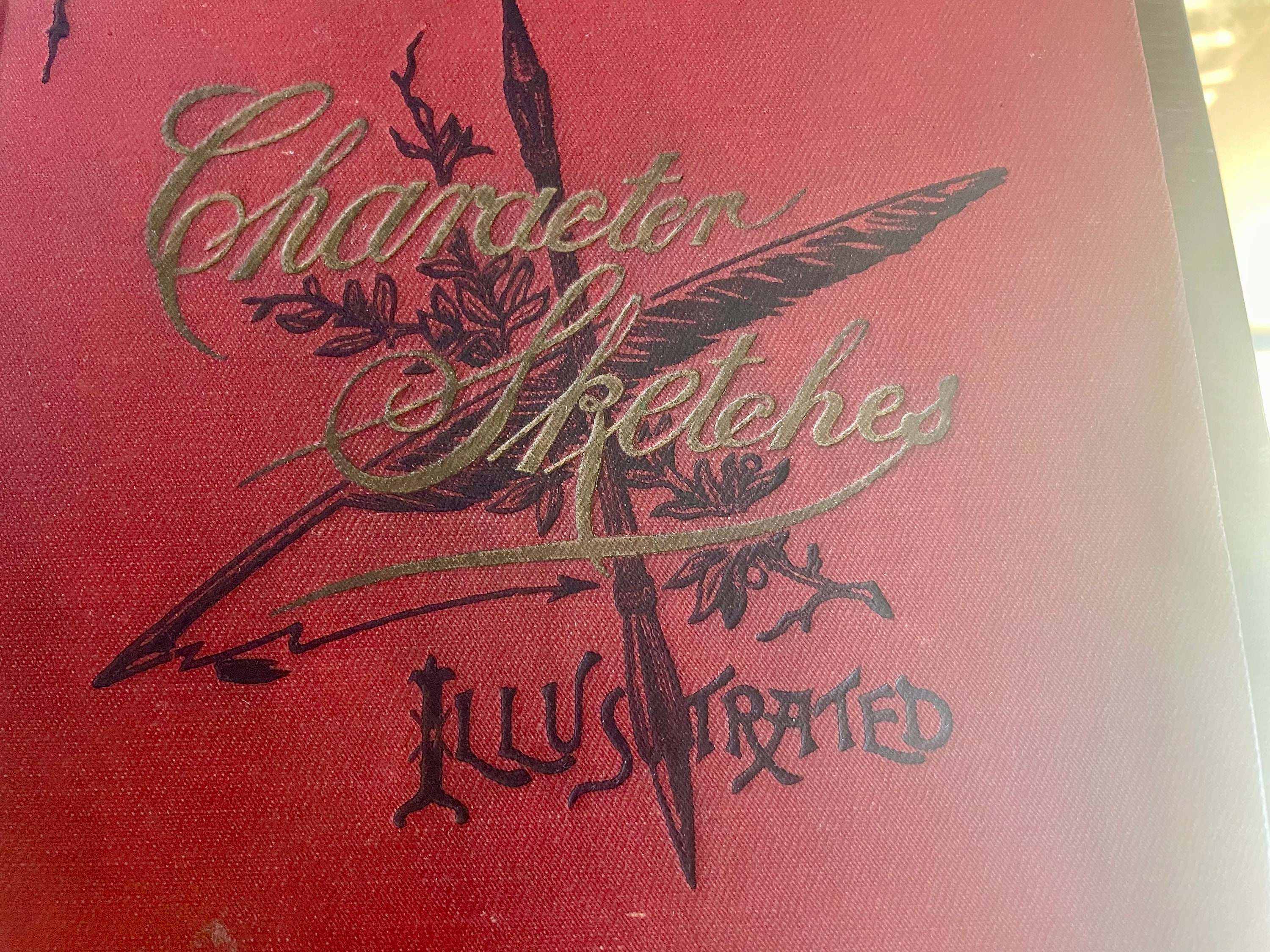 Character Sketches Blackboard Mirror by George A Lofton Vintage Book - Etsy