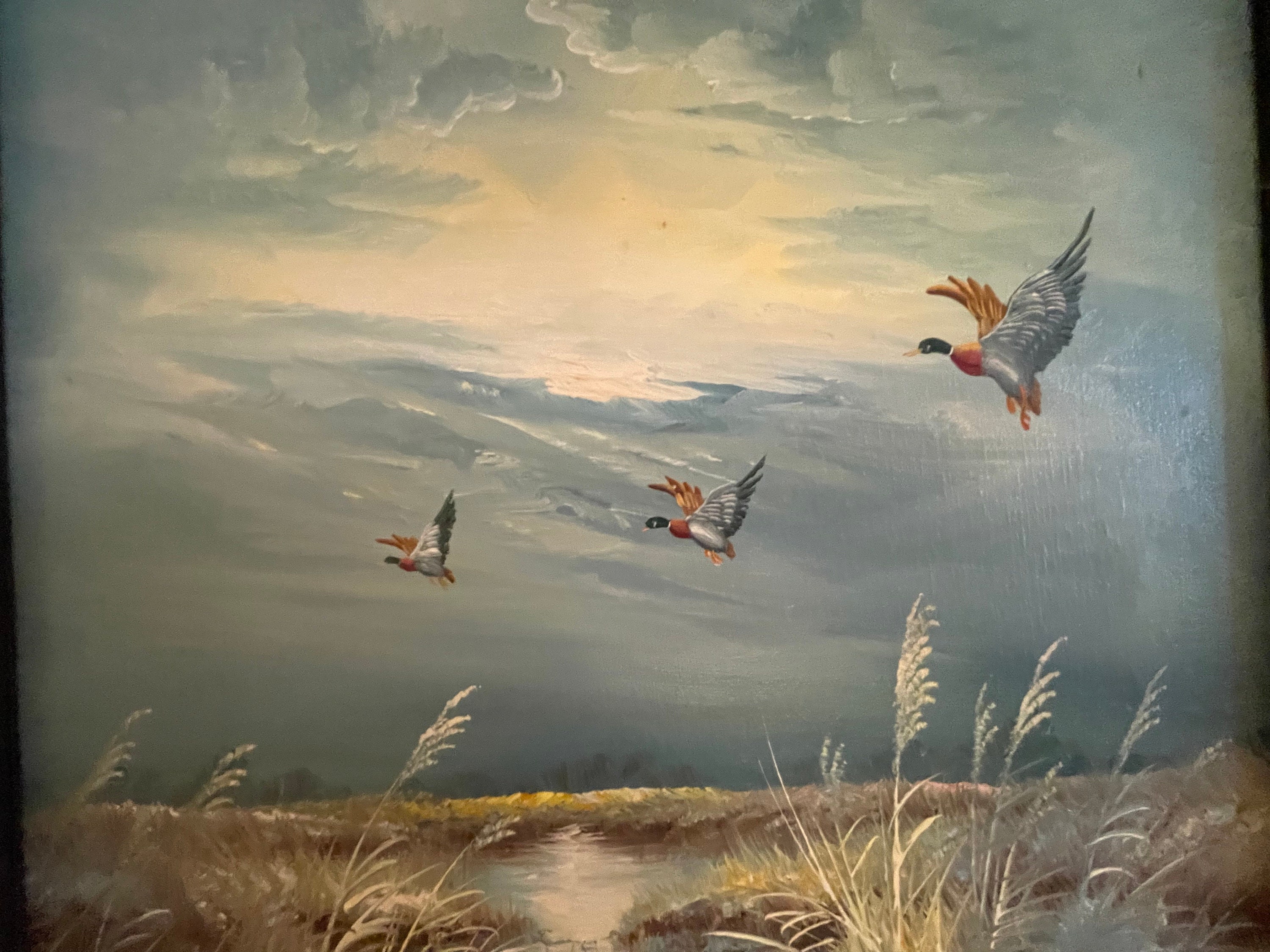 Beautiful Original Clara Inness Landscape Oil Painting Signed C. Inness ...