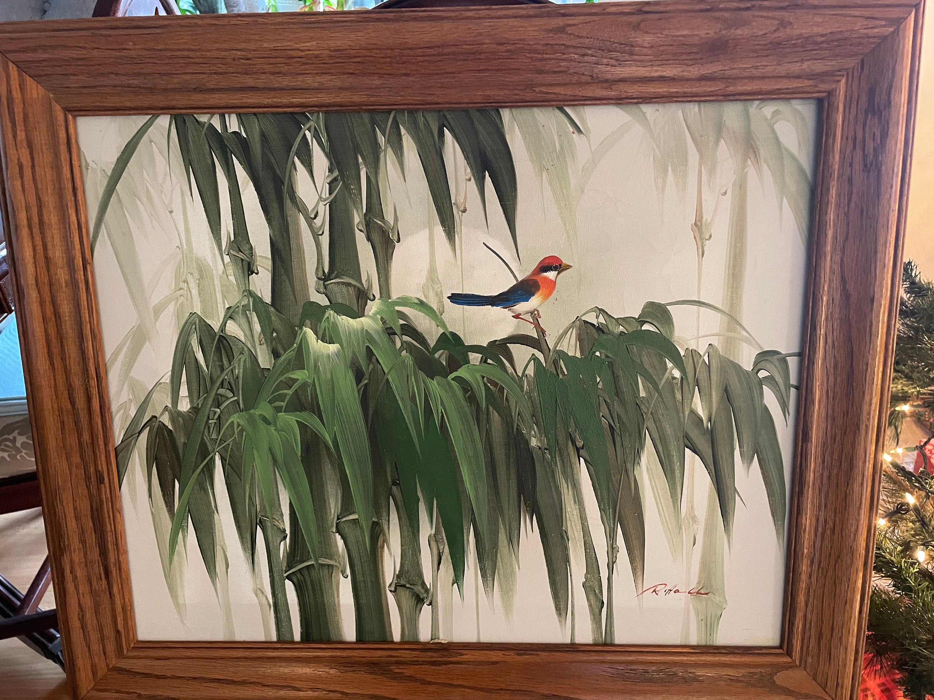 Vintage Wood-framed Original Oil Painting by Robert Hall Bird and ...