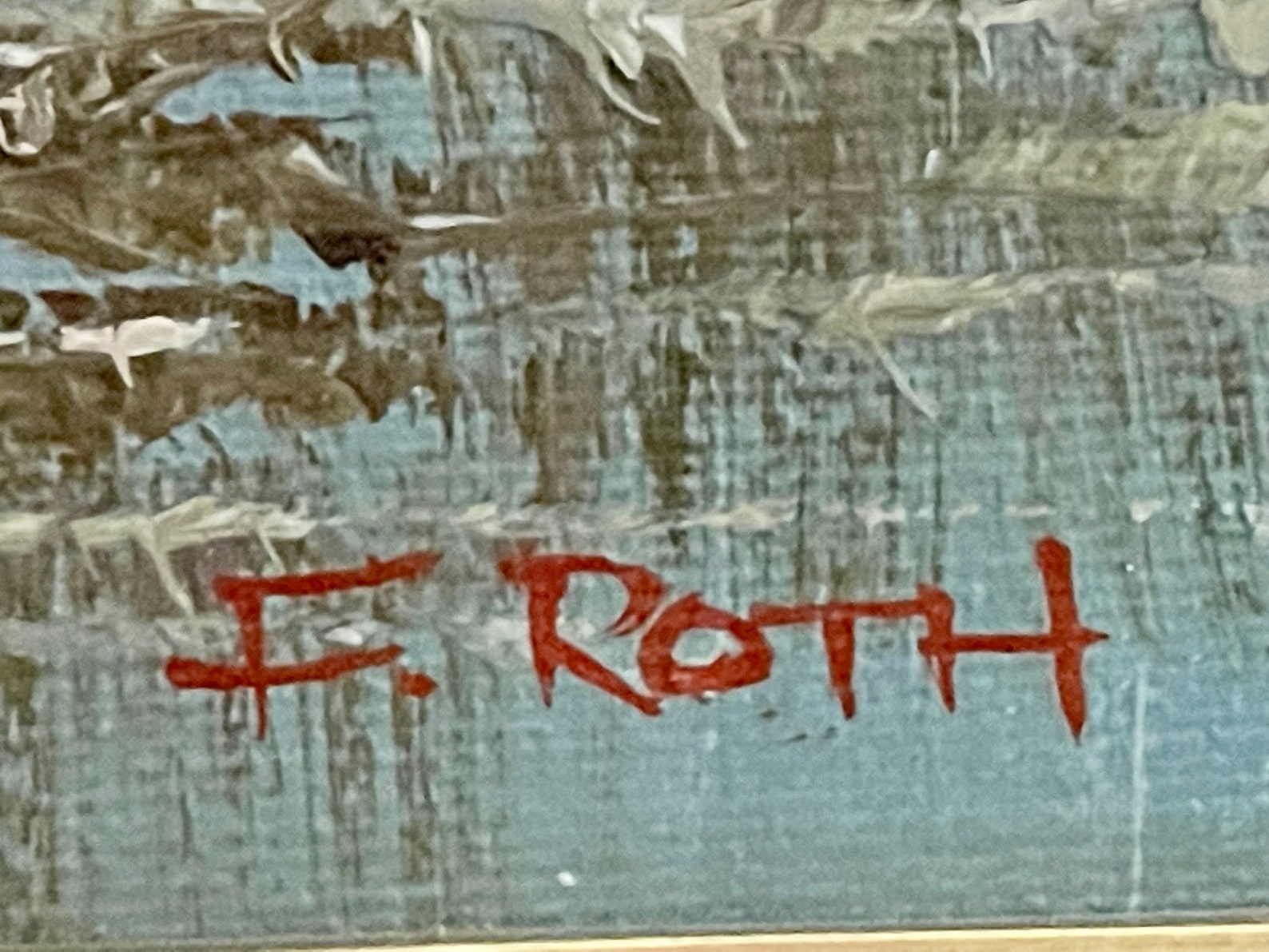 Beautiful Original Clara Inness Landscape Oil Painting Signed C. Inness ...