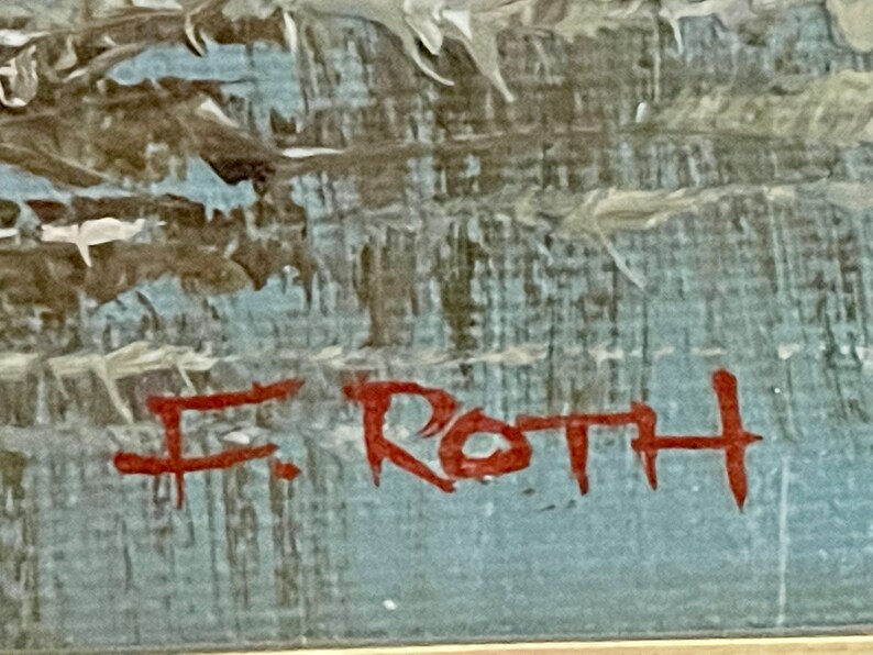 Beautiful Original Clara Inness Landscape Oil Painting Signed C. Inness ...