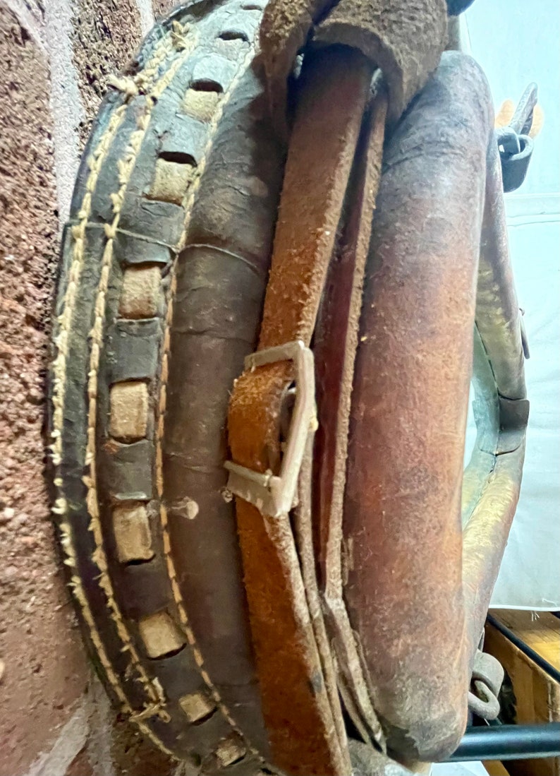 Vintage Rustic Horse Yoke / Harness Mirror - Etsy