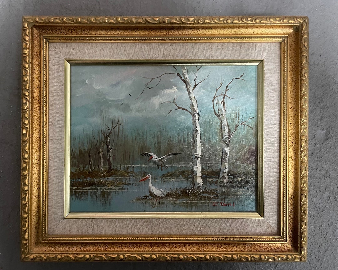 Beautiful Original Clara Inness Landscape Oil Painting Signed C. Inness ...