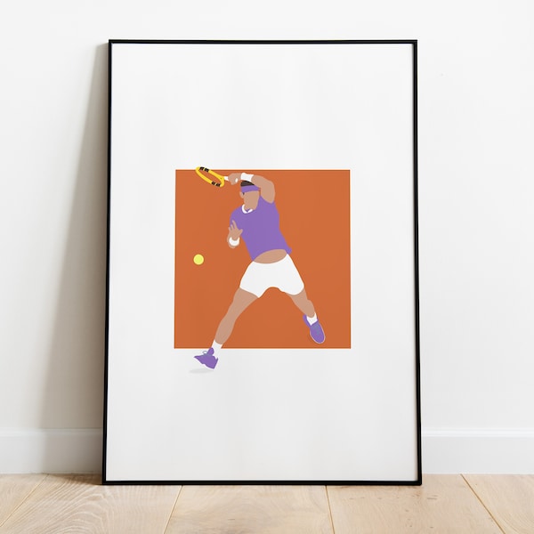 Rafa Nadal Poster - Etsy