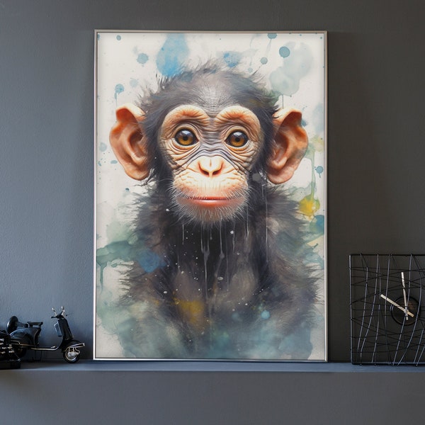 Baby Chimp - Etsy