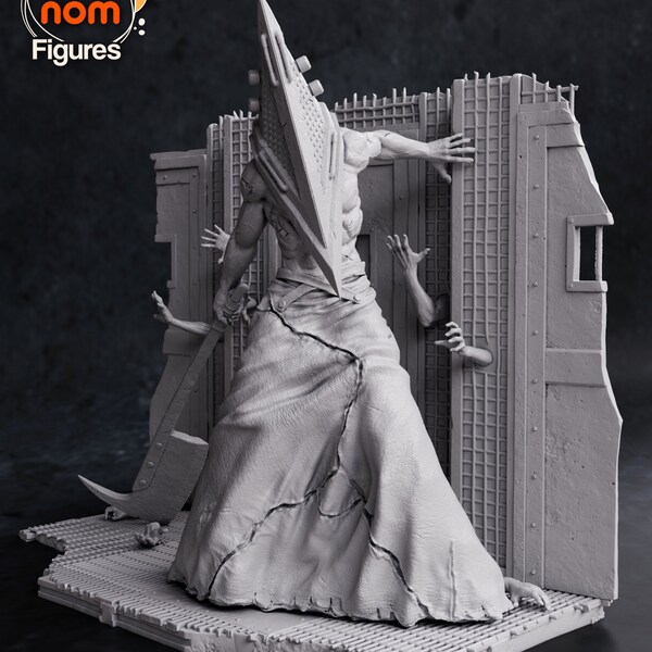 Silent Hill Pyramid Head Statue - Etsy