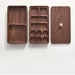 Large Walnut Double Layer Jewelry Box, Elegant Solid Wood Jewelry - Etsy