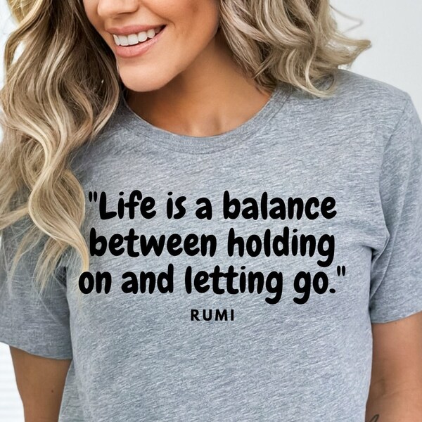 Life is a Balance of Holding on and Letting Go - Etsy