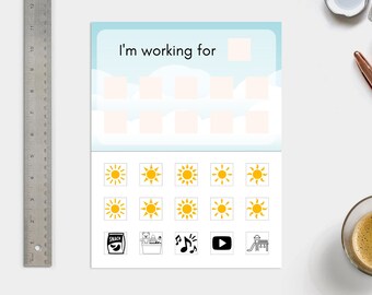 Dinosaurs Token Board/digital Reward Chart/instant Download - Etsy