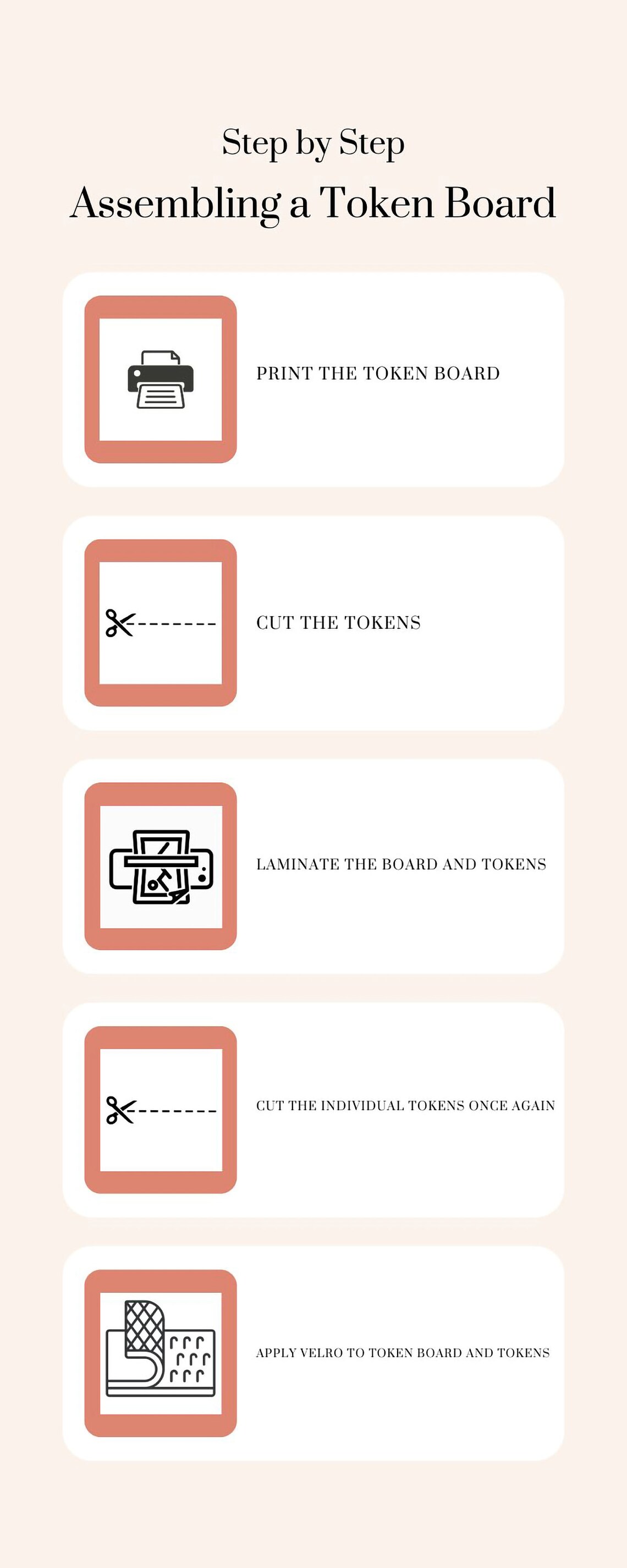 Dinosaurs Token Board/digital Reward Chart/instant Download Token Board ...