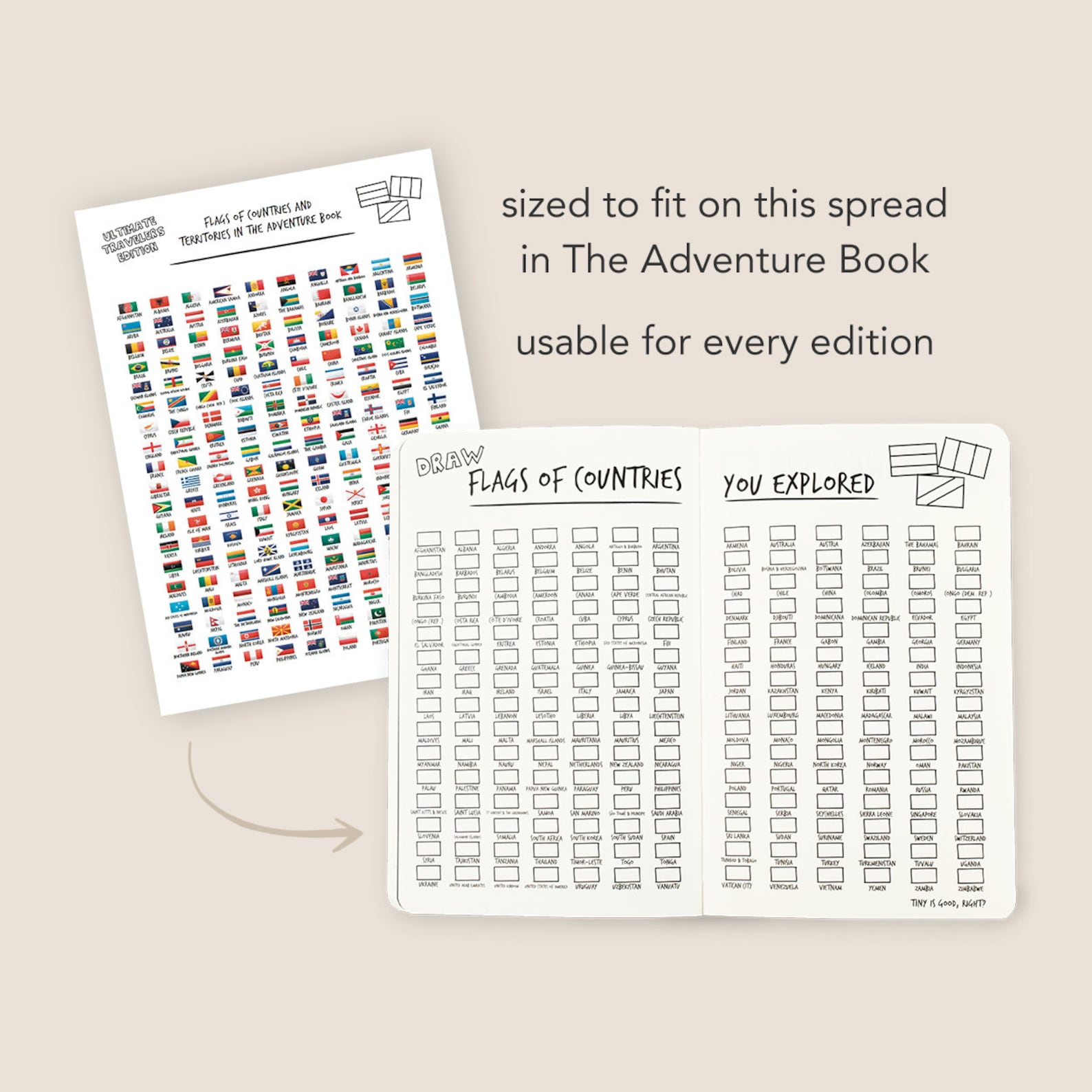 World Countries Flags Set Printable the Adventure Book Stickers ...