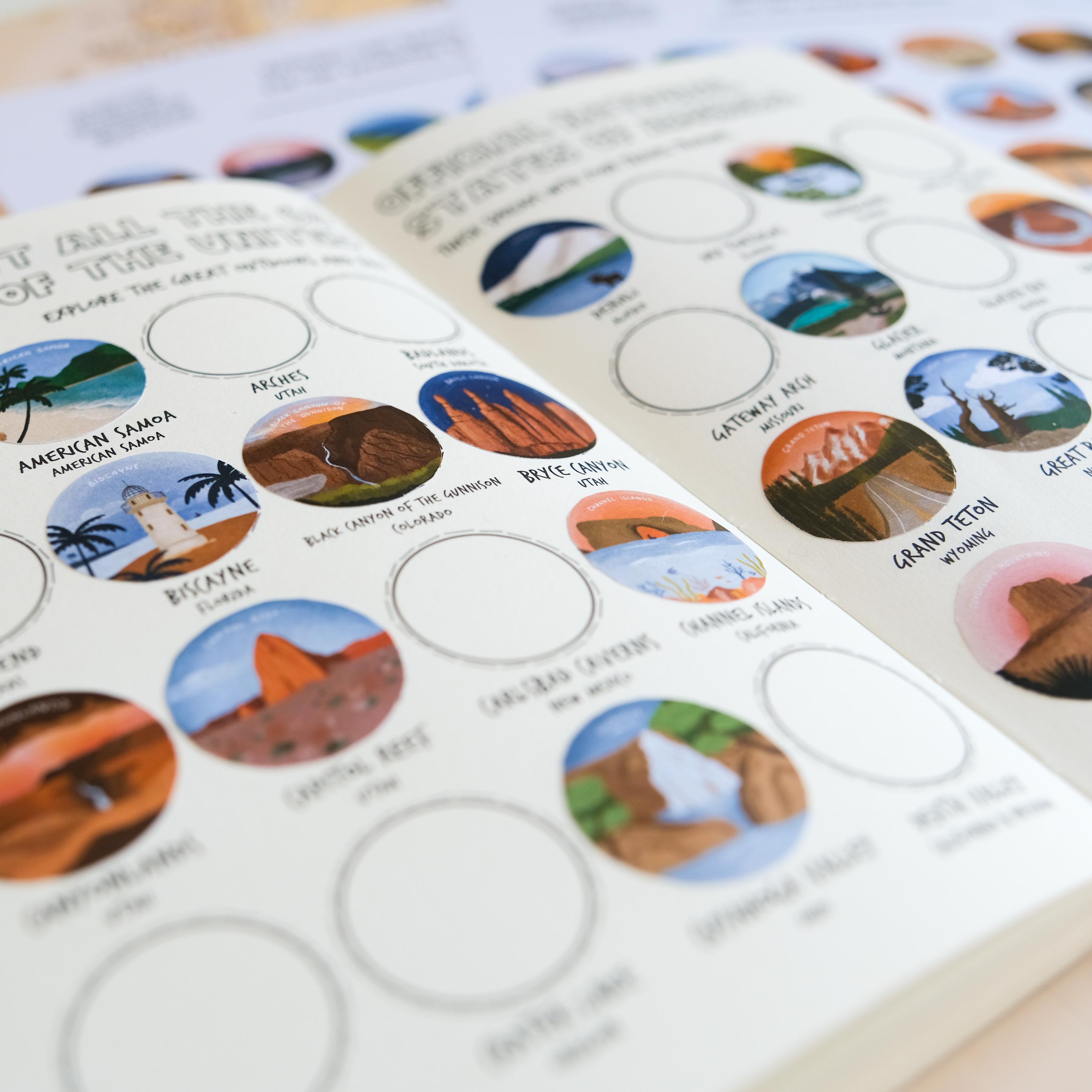 National Park Stationery Printable Travel the Adventure Book Journaling ...