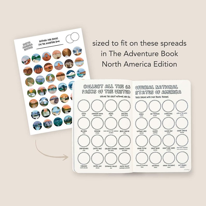 National Park Stationery Printable Travel the Adventure Book Journaling ...
