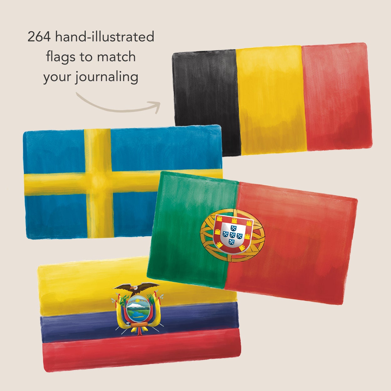 World Countries Flags Set Printable the Adventure Book Stickers ...