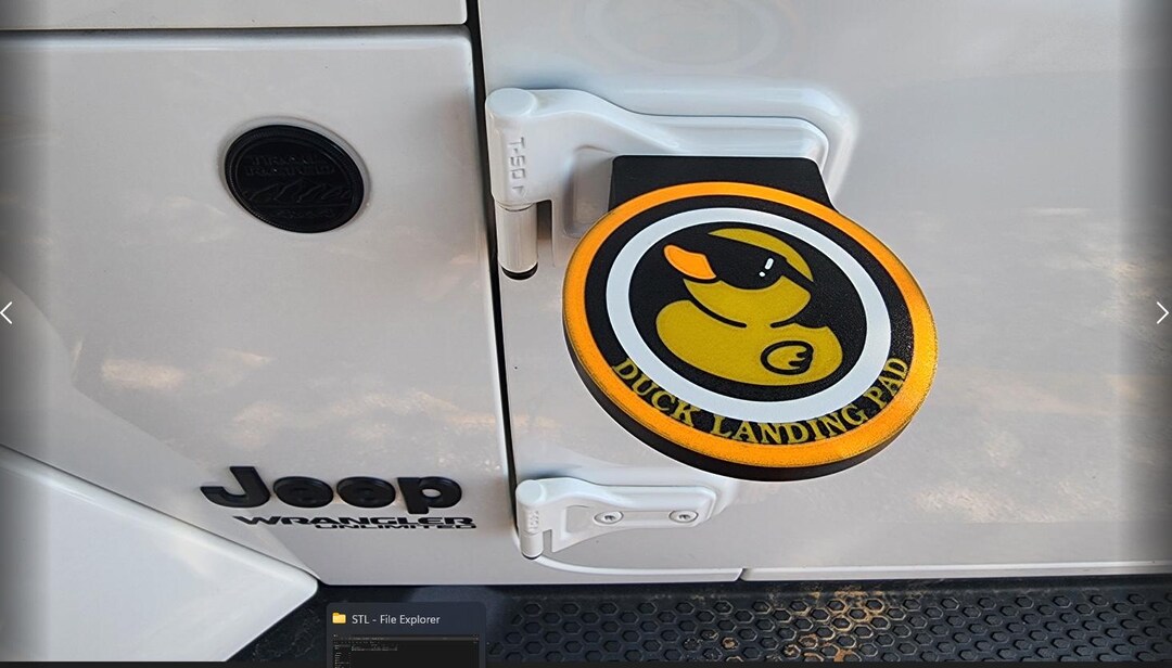 Magnetic Jeep Duck Landing Pad | Scratch-free Duck Holder - Etsy
