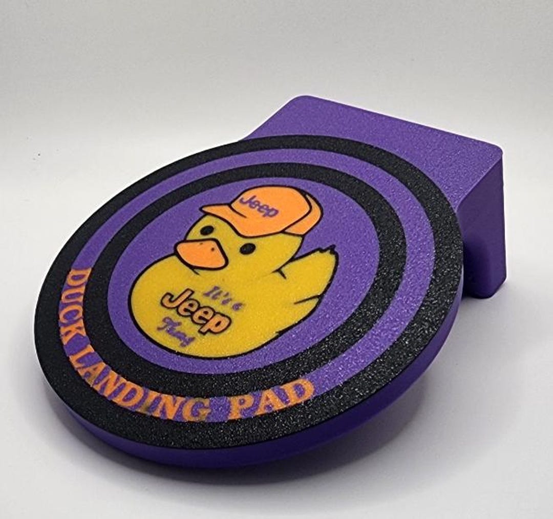 Magnetic Jeep Duck Landing Pad | Scratch-free Rubber Duck Holder - Etsy