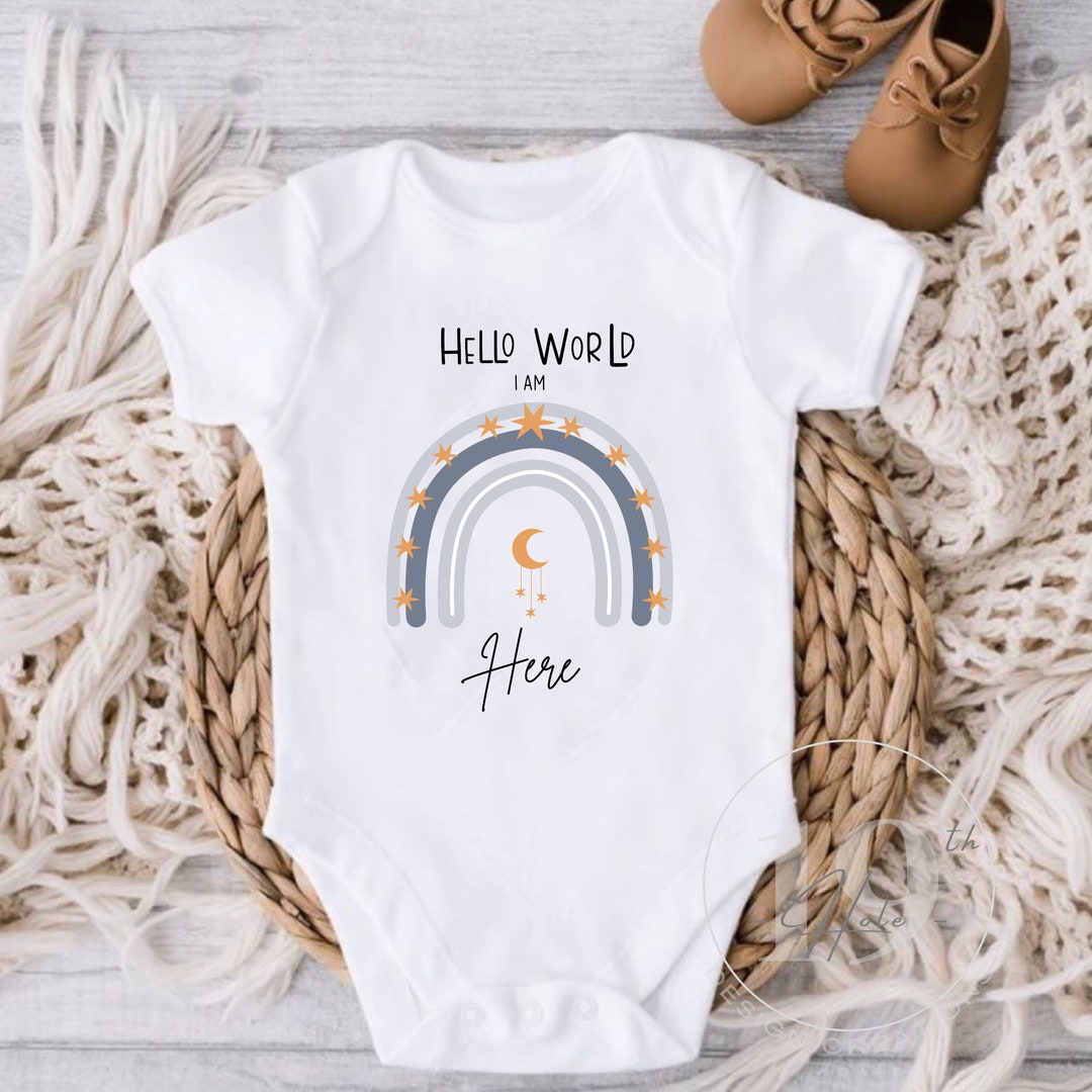 Infant Baby Rib Bodysuit Rainbow, Gift for Baby Shower, Unisex Baby ...