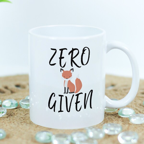 Zero Fox Given Mug - Etsy